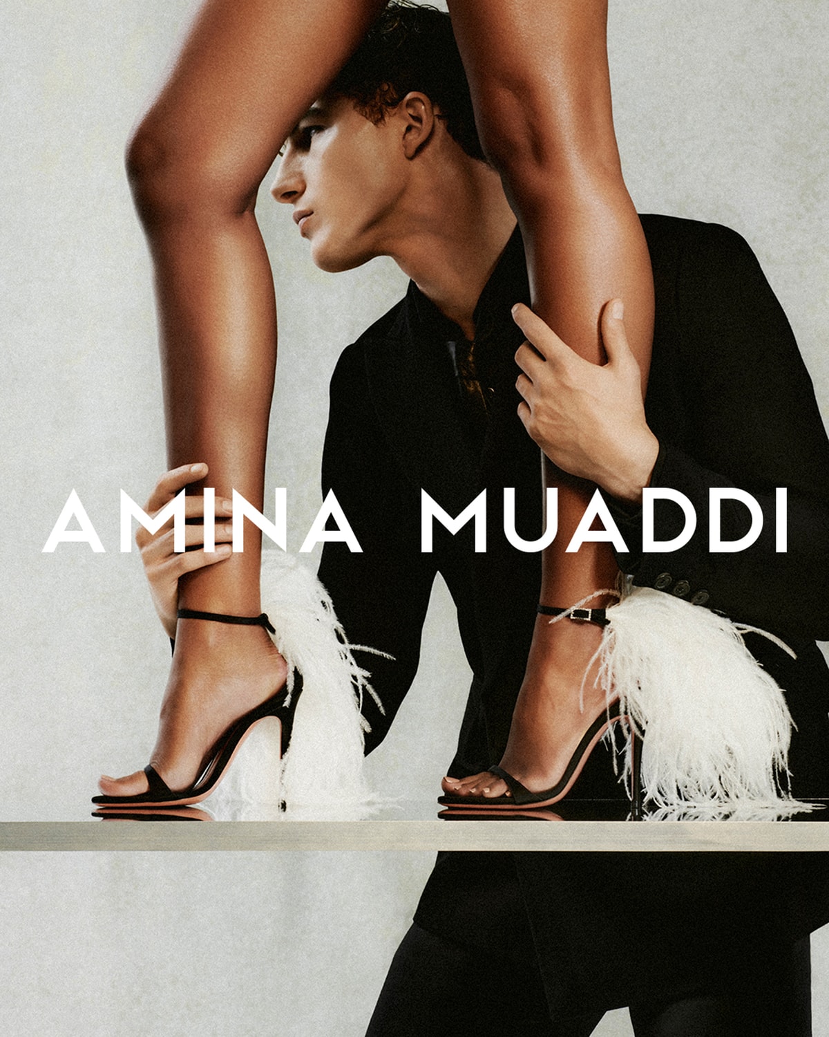 Louis Prier Tisdall styles Amina Muaddi — News — Mini Title