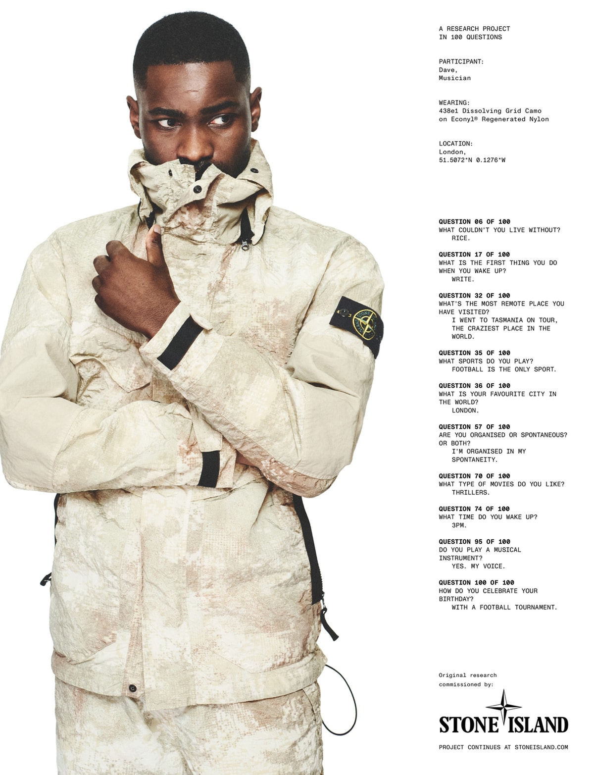 Je Suis Casting casts for Stone Island — News — Mini Title